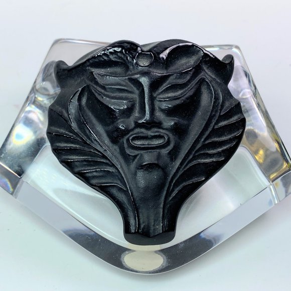 Lalique | Art | Vintage French Lalique Egyptian Revival Figural Satyr ...